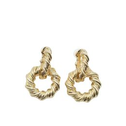 Collezione Alessandro Earrings 'Twista' female Gold size One Size