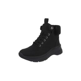 Ital-Design Lace-Up Ankle Boots female Black size 41