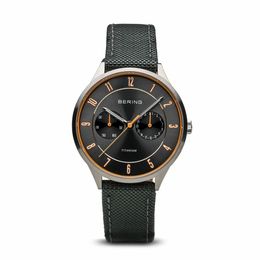 Bering Analog Watch male Black size One Size