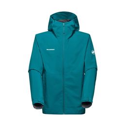 Mammut Outdoorjacke Herren Gr&ouml;&szlig;e S petrol / wei&szlig;
