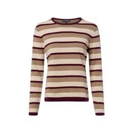 Franco Callegari Pullover Damen Gr&ouml;&szlig;e XXL hellbeige / taupe / weinrot