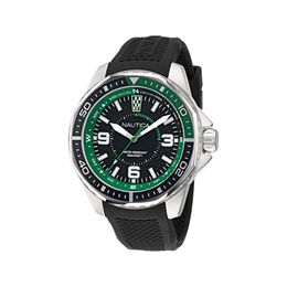 Nautica Uhr 'Koh May Bay' Herren Gr&ouml;&szlig;e One Size gr&uuml;n / schwarz