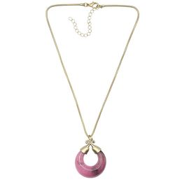Collezione Alessandro Necklace 'Marble Glow' female Pink size Onesize