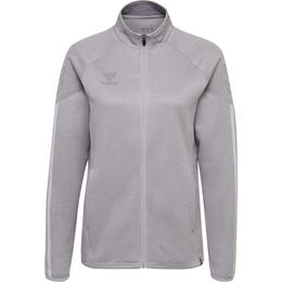 Hummel Athletic Zip-Up Hoodie 'Cima' female Grey size L