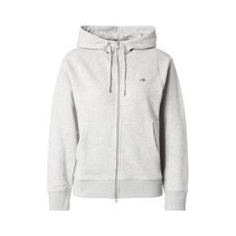 Gant Zip-Up Hoodie female Grey size XL