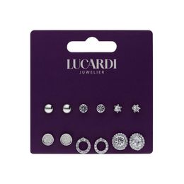 Lucardi Earrings 'Statement' female Silver size Onesize