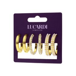 Lucardi Earrings 'Statement' female Gold size Onesize