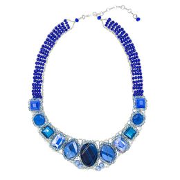 Collezione Alessandro Necklace 'Crystal Dream' female Blue size Onesize