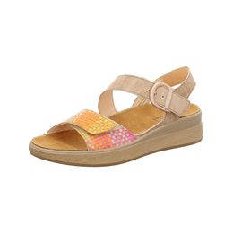 Think! Sandale 'Meggie' Damen Gr&ouml;&szlig;e 40 beige / gelb / orange / pink