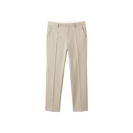 Mango Man Pleat-Front Pants 'Rock' male Beige size 46
