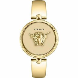 Versace Analog Watch female Gold size One Size