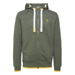 !Solid Zip-Up Hoodie 'Benjamin' male Green size XXL