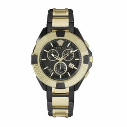 Versace Analog Watch 'Chrono Sporty' male Gold size One Size