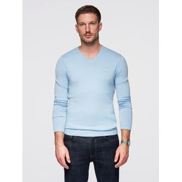 Ombre Pullover Herren Gr&ouml;&szlig;e XXL pastellblau