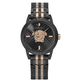 Versace Analog Watch male Black size One Size