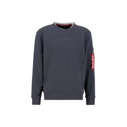 Alpha Industries Sweatshirt 'Double Layer' male Grey size 3XL