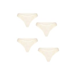 Albero Natur Thong 'Damen Tangaslip - 4er Pack' female White size L