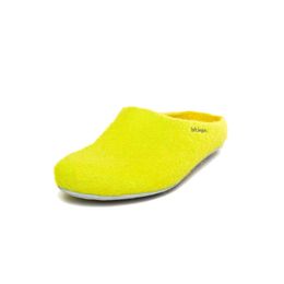 MagicFelt Slippers 'Filzpantoffel AP 701' female Yellow size 36