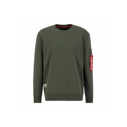 Alpha Industries Sweatshirt 'USN Blood Chit' male Green size M