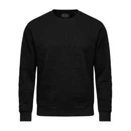 Ombre Sweatshirt 'B1712' male Black size L