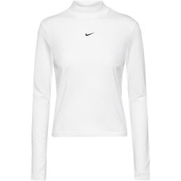 Nike Sportswear Shirt 'Mock' Damen Gr&ouml;&szlig;e XS schwarz / wei&szlig;