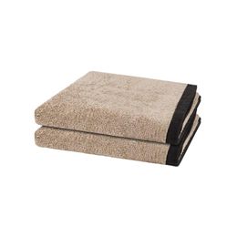 Caw&ouml; Caw&ouml; Handtuch 'Lifestyle Splash' Damen Gr&ouml;&szlig;e 70 x 140 beige