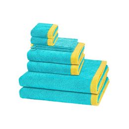 Caw&ouml; Caw&ouml; Towel 'Lifestyle Splash' female Blue size One Size