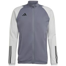 adidas Performance Athletic Zip-Up Hoodie 'Tiro 23 Competition' male Grey size XXXL