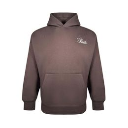 SikSilk Sweatshirt 'Essentials Hoodie' Herren Gr&ouml;&szlig;e M braun