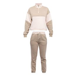Tom Barron Jogginganzug Damen Gr&ouml;&szlig;e L braun / hellpink