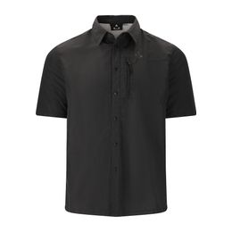 WHISTLER Athletic Button Up Shirt 'Elm' male Black size XXL