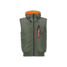 Alpha Industries Weste 'MA-1' Herren Gr&ouml;&szlig;e XXL gr&uuml;n