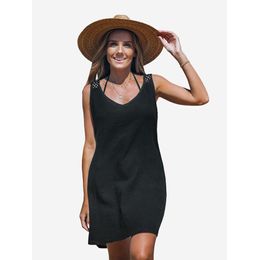 Cupshe Strandkleid Damen Gr&ouml;&szlig;e 42 schwarz
