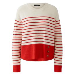 Oui Sweater female Red, White size 46
