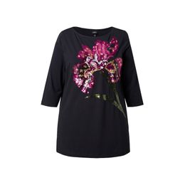 Ulla Popken Shirt female Black size 58-60