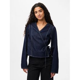 Pieces Bluse 'PCFENNA' Damen Gr&ouml;&szlig;e M navy
