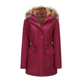 YOUTHUP Winterparka Damen Gr&ouml;&szlig;e S rot