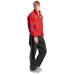 adidas Performance Anthem Jacket 25-26 Herren Gr&ouml;&szlig;e L blau / rot