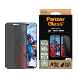 PanzerGlass Displayschutzglas "Privacy Screen Protection", transparent, B:11cm H:1,2cm T:19,5mm, Displayfolien, Displayschutzfolie, Schutzfolie, Bildschirmschutz, kratz- & sto&szlig;fest