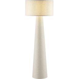 Stehlampe "Lienne", beige, 1, &Oslash; 50cm H: 142,5cm, 1 Stk., LeGer Home by Lena Gercke, Leuchten, Textilleuchte, H&ouml;he 143 cm, &Oslash; 50 cm, Stehlampe