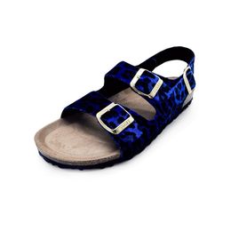 THIES Sandals 'THIES 1856 Rec Backstrap Leo Sandal' female Blue size 39