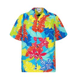 Pacific Legend Button Up Shirt 'Funky' male Blue size M