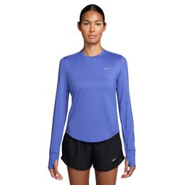 Nike Swift Dri-Fit UV Langarm Crewshirt Bekleidung Damen lila L