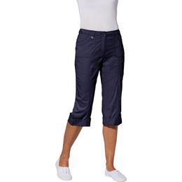 CR&Eacute;ATION L Damen Caprihose mit verstellbarem Bund marine Gr&ouml;&szlig;e 44