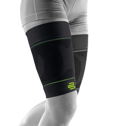 Bauerfeind Sports Compression Sleeves Upper Leg - lang Bekleidung Unisex schwarz M