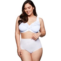 sheego Damen B&uuml;gel-BH mit leicht transparenter Spitze wei&szlig; Gr&ouml;&szlig;e 105E