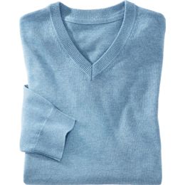 H.I.S. Damen Strickpullover blau-meliert Gr&ouml;&szlig;e S (44/46)