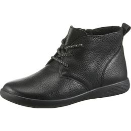 Waldl&auml;ufer Damen Stiefelette mit w&auml;rmendem Futter schwarz Gr&ouml;&szlig;e 7