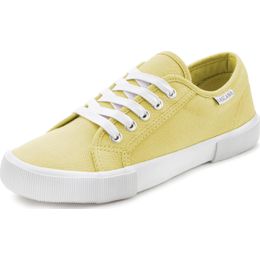 Lascana Damen Sneaker gelb Gr&ouml;&szlig;e 38