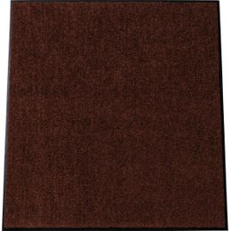 Salonloewe unisex Fu&szlig;matte schokobraun Gr&ouml;&szlig;e 85x85 cm
